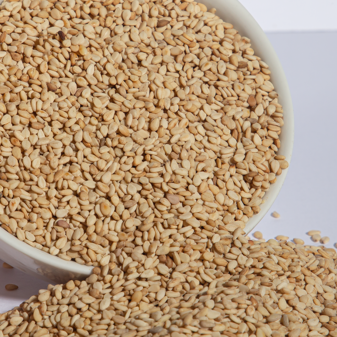 Unhulled White Sesame Seeds – Natural Farmers Pantry
